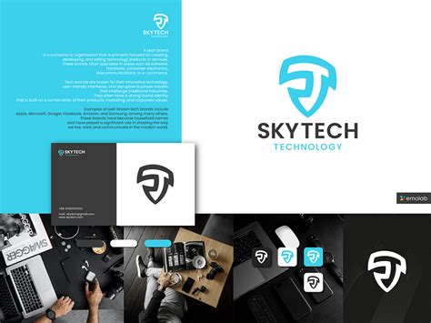 Skytech Technology Logo By Shaleh Emon On Dribbble