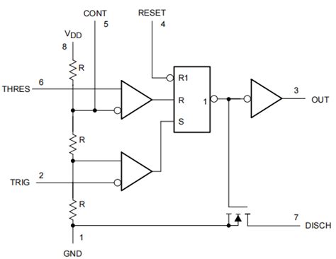 Tlc555 Timer Pinout Package And Datasheet