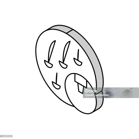 머리 제거 레이저 장치 아이소 메트릭 아이콘 벡터 일러스트 레이 션 다리 신체 부분에 대한 스톡 벡터 아트 및 기타 이미지