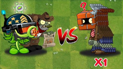 PVZ 2 Challenge Plants Max Level Gargantuar Vs Custom Brickhead