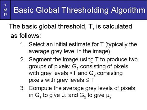 Digital Image Processing Image Segmentation Thresholding 2 Of