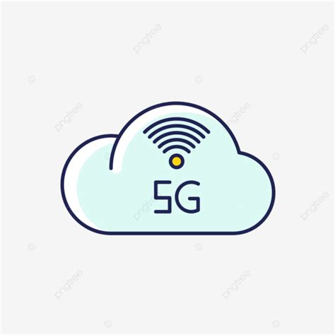 5g 클라우드 서비스 Rgb 색상 아이콘 원거리 통신 반송파 요소 Png 일러스트 및 벡터 에 대한 무료 다운로드
