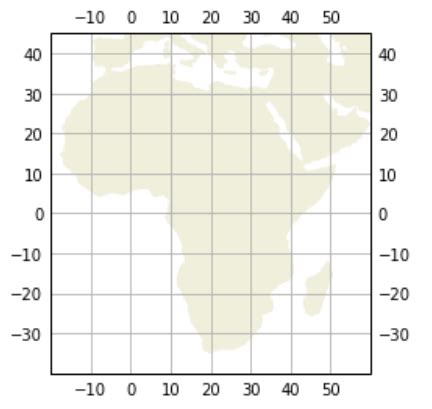 Python Display Latitude And Longitude Values On X And Y Axis Stack Overflow