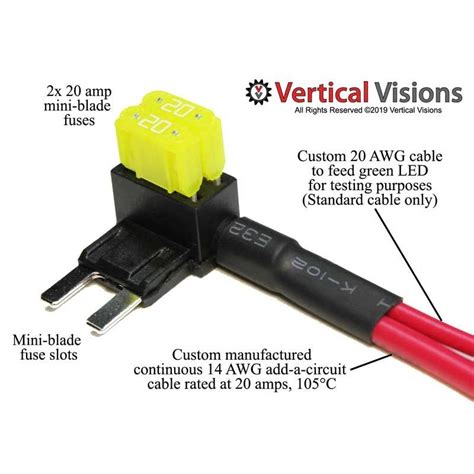 Tipm Bypass Cable Standard For Mini Blade Fuse Slots