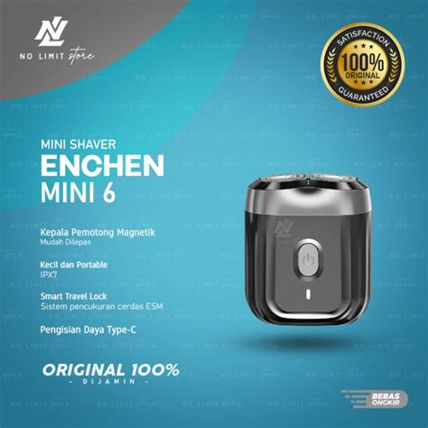 Jual Enchen Mini 6 Portable Mini Shaver Alat Cukur Jenggot Elektrik Waterproof Alat Shaving