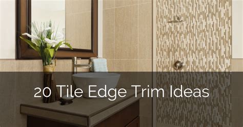 Tile Edge Trim Ideas Sebring Design Build