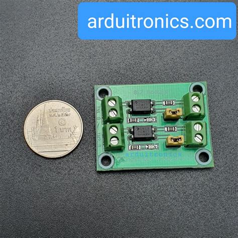 2 Channel Optocoupler Isolation Board Voltage Converter Adapter Module
