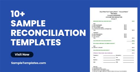 Free 10 Reconciliation Samples And Templates In Excel