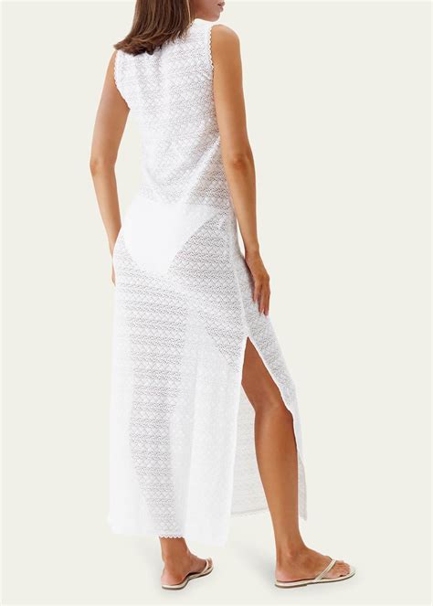 Melissa Odabash Maddie Crochet Knit Maxi Dress Bergdorf Goodman