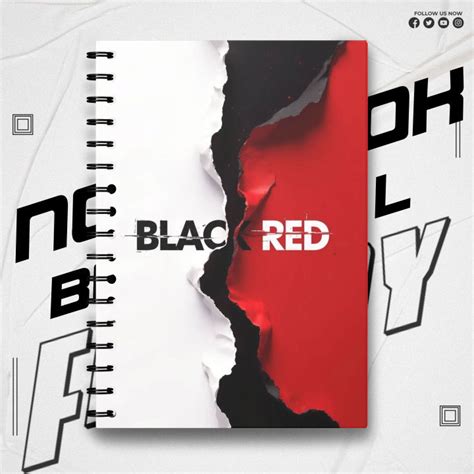Notebook Aesthetic Black Red Theme Ai Edition Artiqulate Journal