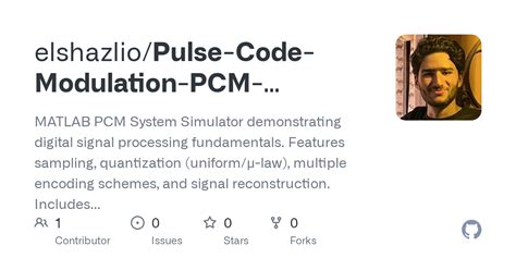 Github Elshazliopulse Code Modulation Pcm Simulator Using Matlab