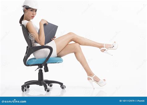 Girl Structural Engineer Stock Image Image Of Beautiful 101112979