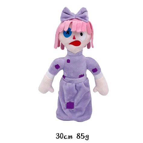 Pomni Jax Plush Cartoon Rabbit Stuffed Toy Multicolor Cotton Rope