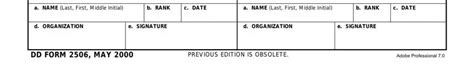 Dd Form 2506 ≡ Fill Out Printable Pdf Forms Online