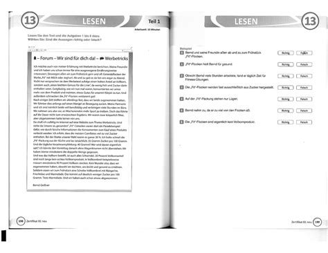 Modelltest 13 15 You Can Practise B1 German With These Materials