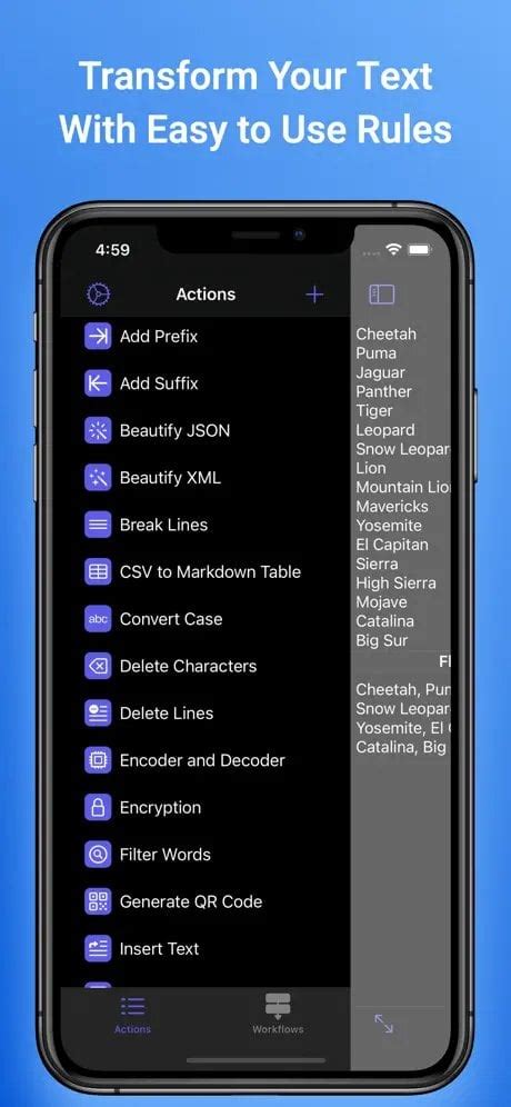Ios Text Workflow Convert Text 199 To Free Rappsgonefree