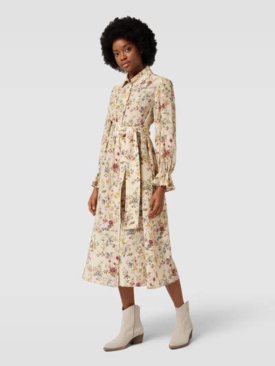Weekend Max Mara Hemdblusenkleid Aus Seide Modell Ciad Ecru Online