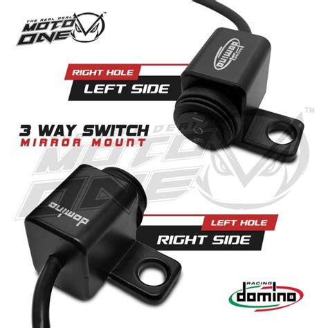 Moto One Way Way Tri Switch Mirror Type Left Right Mini Driving Light Lazada Ph