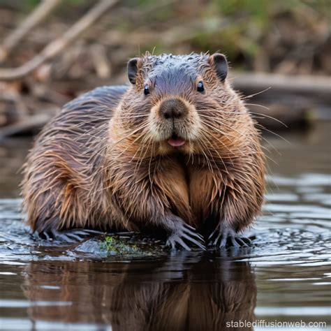 Female Beaver With Bangs Stable Diffusion Online