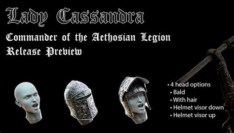 Lady Cassandra Commander Of The Aethosian Legion High Etsy
