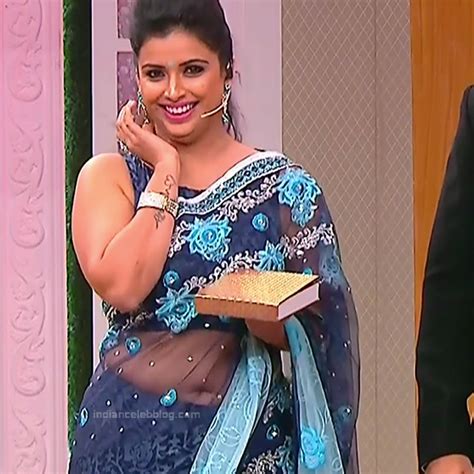 Shwetha Chengappa Kannada Tv Actress 7 Hot Saree Photo Indiancelebblog