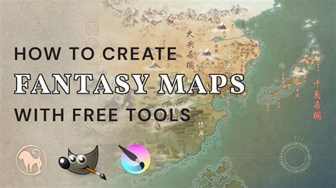 How To Create Fantasy Maps With Free Tools GIMP Krita Fantasy Map Map Free Tools