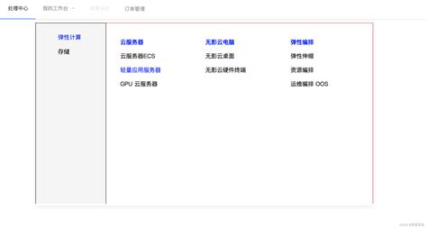 Vue仿阿里云二级下拉导航菜单aliyun官网菜单实现 Csdn博客