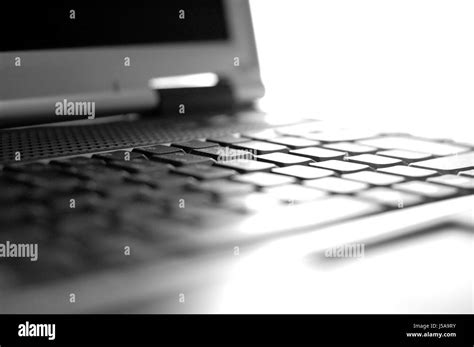 Office Laptop Notebook Computers Computer Keyboard Service Macro Close