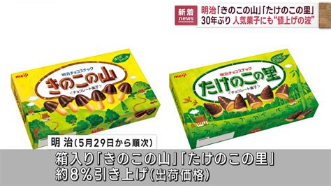 「きのこの山」「たけのこの里」30年ぶり値上げ News Wacoca Japan People Life Style