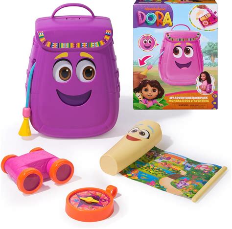 Dora My Adventure Backpack With Map Binoculars And Compass