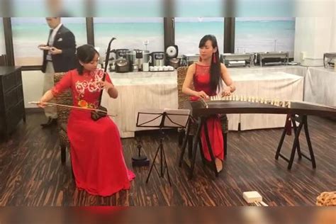 二胡古筝合奏《喜洋洋》，配合默契，欢快动听