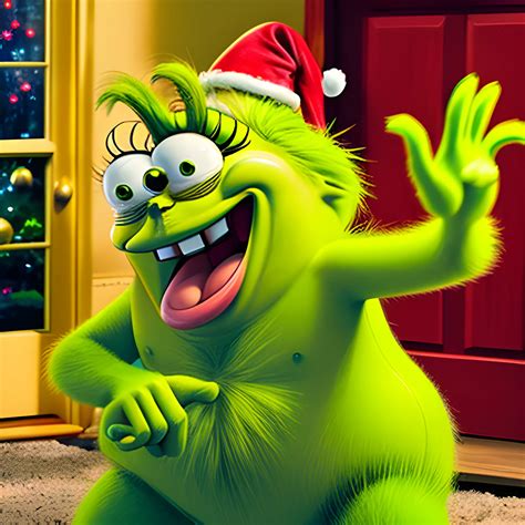 Spongebob Happy Grinch