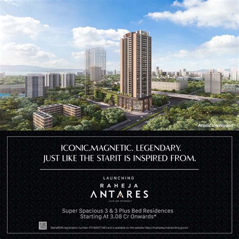 Raheja Antares Jvlr Lbs 3 And 3 Bhk Flats Kanjurmarg