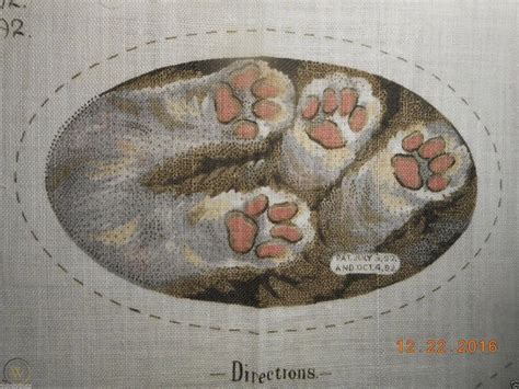 1892 Antique Arnold Print Uncut Tabby Cat Cloth Doll Excellent