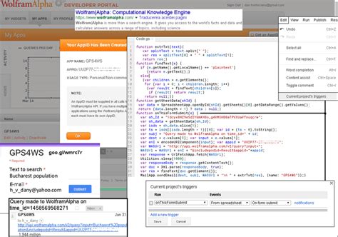 Querying The Wolfram Alpha Knowledge Engine By Using Its Dedicated Api