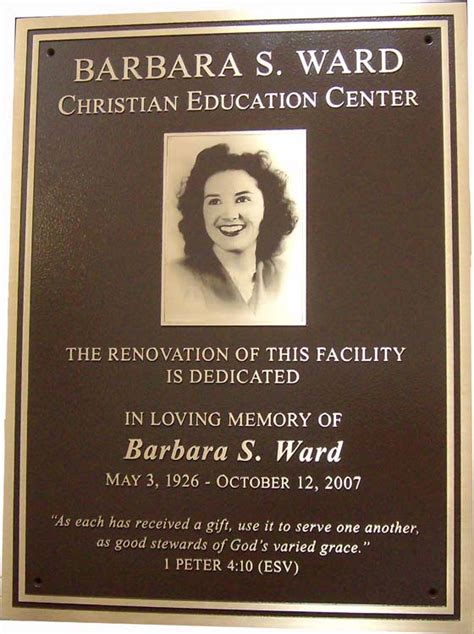 Sample Wording For Dedication Plaques At Colleen Archibald Blog