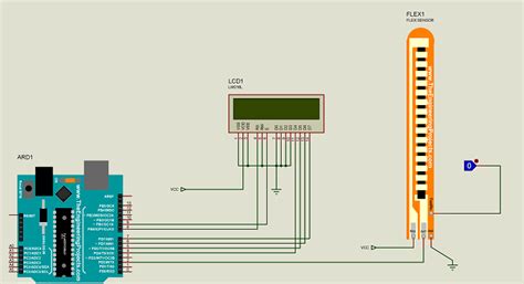 Arduino Uno Bascom Avr Sensor Flex Simulasi Proteus Kepintaran Titipan