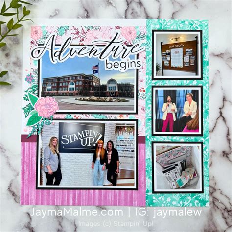 24 Photos On A Double Scrapbook Layout 12x12 Scrapbooking Idea