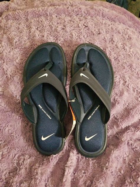 Brand New Nike Comfort Footbed Slippers Super Comfy Size7 Nike Flip