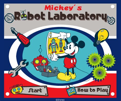 Mickeys Robot Laboratory Play Online On Flash Museum 🕹️