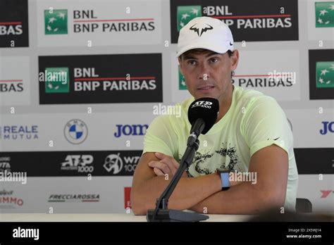 Rafael Nadal ESP In Press Conference After The Match Lost Against