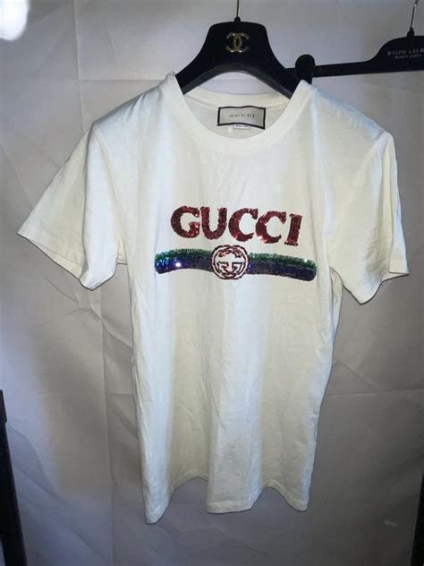 Футболка Gucci з паєтками — ціна 1800 грн у каталозі Футболки Купити жіночі речі за доступною