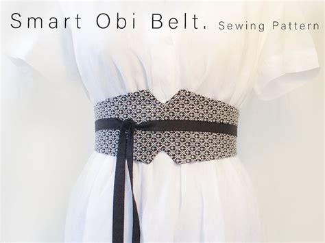 Wide Belt Sewing Pattern Obi Belt Pattern Cosplay Pattern Etsy Obi