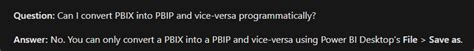 Solved Can We Convert A Pbip To Pbix Programmatically Microsoft Fabric Community