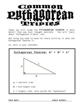 23 8th Grade Pythagorean Theorem Ideas Pythagorean Theorem