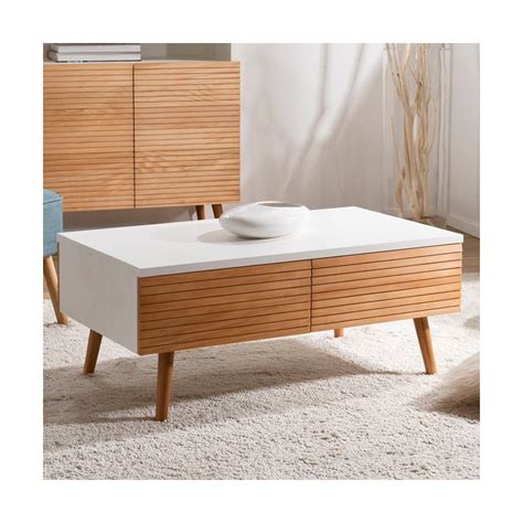 Table Basse Design Scandinave Voyage Carte Plan