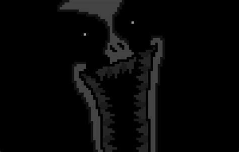 Distorted Face Pixel Art