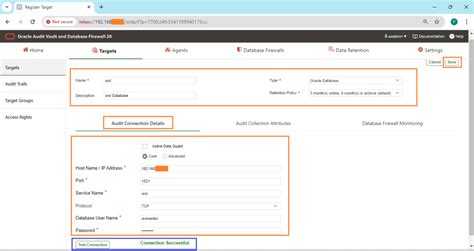 How To Register A Target Database On Avdf Console Orakldba Oracle