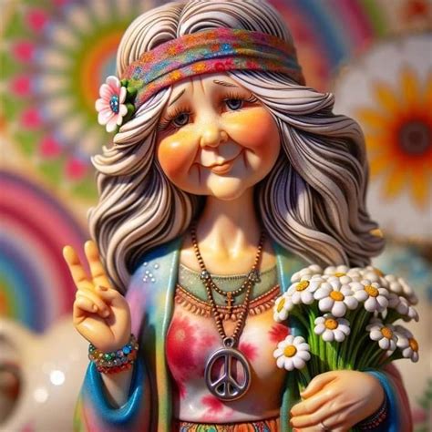Pin De ☮ Linda 🕊🌹🕊 Gowen ☮ Em Cool Hippie Art ☮ ️☯ Em 2024 Naif Fatima