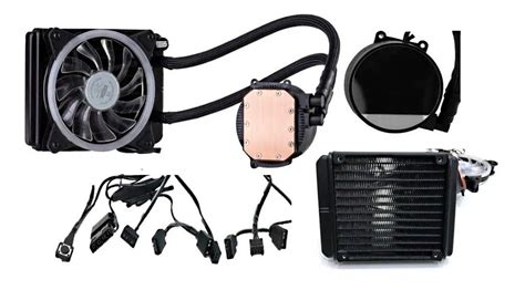 WATER COOLER 120mm RGB Para Processador Intel E Amd Gamer DX 121A Dex